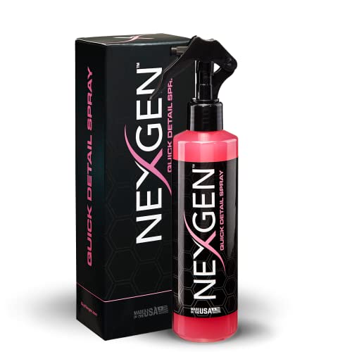 Nexgen Quick Detail Spray β All-in-One Spot Removal, Clay Bar Lubrication, Instant Detailing β Professional-Grade Cleaner for Cars, RVs, Motorcycles, Boats, and ATVβs β 8oz Bottle