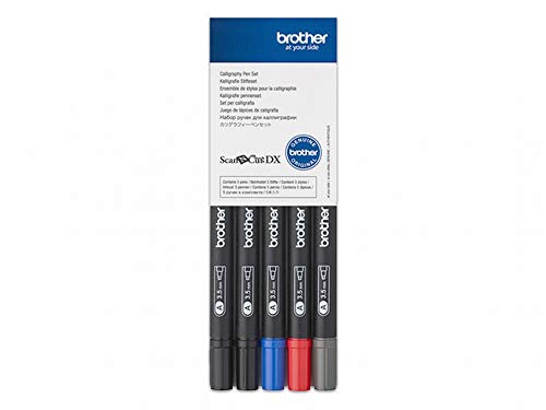 Brother Calligraphy Pen Set (Essential/ 5 Pens/Only for ScanNCut DX Series)