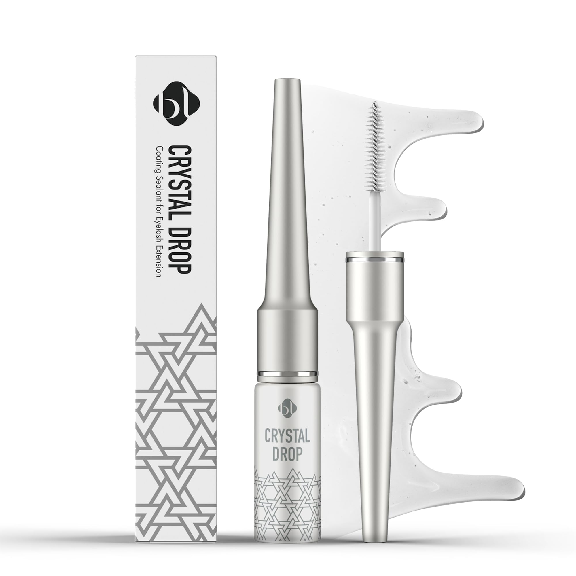 BL Lashes Crystal Drop Lash Coating Sealant, Eyelash Extension Aftercare, Protective topcoat lash coating, 0.23 fl.oz