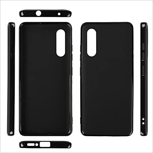 Chinese Style Soft Case Lulumi Phone Case for LG V60 ThinQ 5G, Back Cover Durable Anti-Knock Original Shockproof for Girls Silicone for Man Cover Tassel Waterproof, Black TPU Soft Case