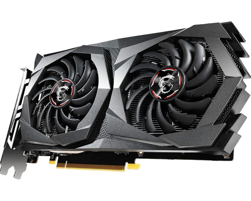 MSI Gaming GeForce GTX 1650 128-Bit HDMI/DP 4GB GDRR6 HDCP Support DirectX 12 Dual Fan VR Ready OC Graphics Card (GTX 1650 D6 Gaming X)