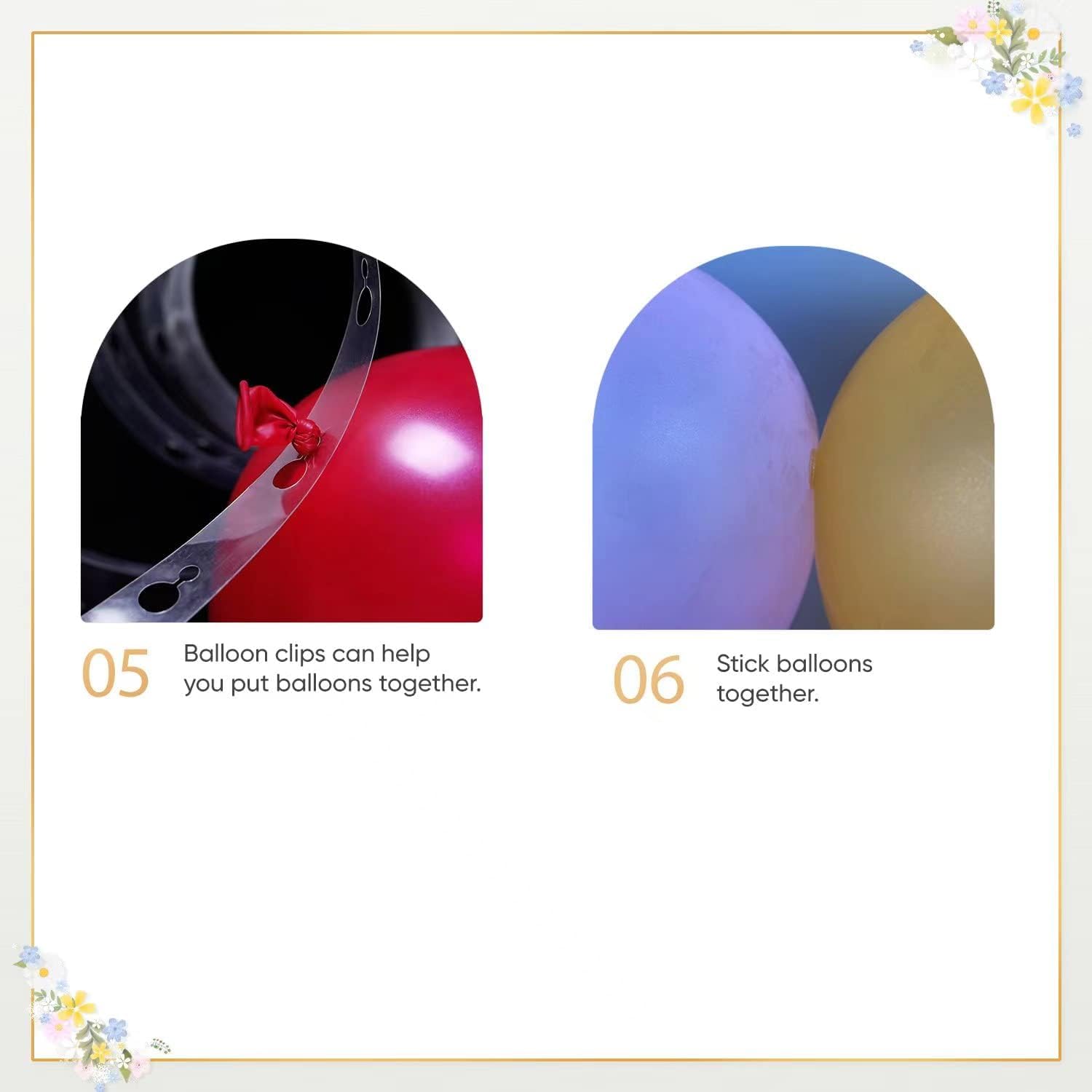6.6Ft Metal Arch Backdrop Stand, Gold Wedding Balloon Arched Backdrop Stand for Wedding Ceremony Birthday,Party,Friends Gathering,Christmas,Garden Decoration