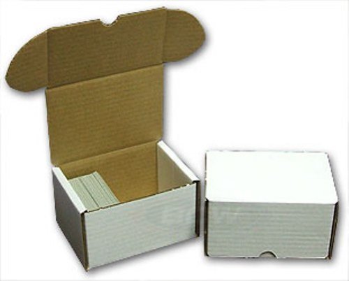 BCW 330 Count Trading Card Storage Box - 50ct | Cardboard Organizer for Baseball, Basketball, Football Cards, MTG, Pokemon | Card Game Storage & Protection | Card Storage Box | Assembly Required