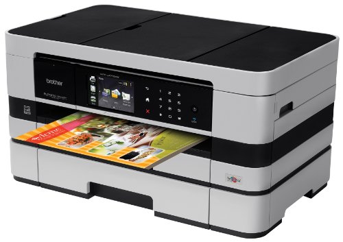 Brother Printer MFCJ4710DW Wireless Color Inkjet All-in-One Printer with Scanner, Copier and Fax, Amazon Dash Replenishment Ready