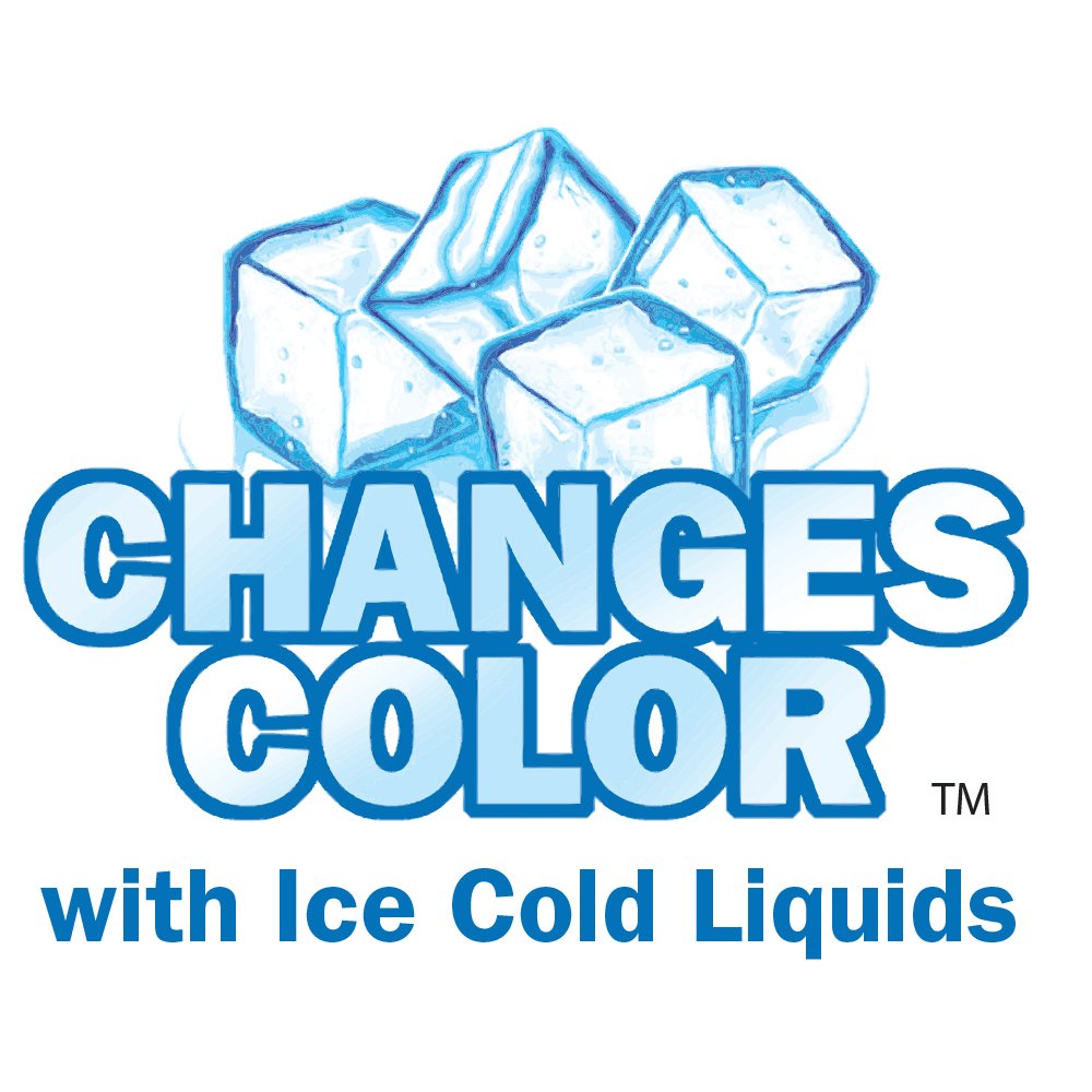 AAkron Color Changing Reusable Ice Cream Kit - 4 bowls, 4 spoons, 12 straws, 1 scoop - react to ice cold temperatures and changes from one vivid color to another β MADE IN USA