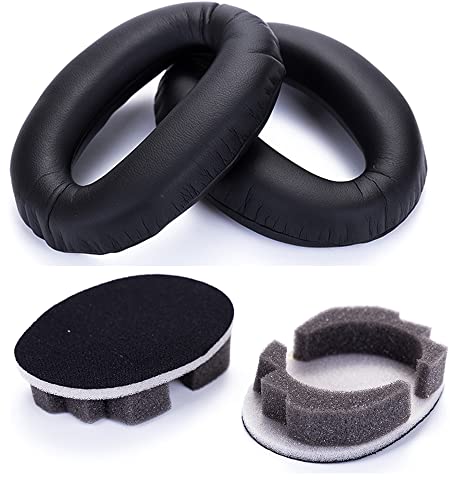 Alitutumao WH-1000XM3 Ear Pads Ear Cushions Cover Compatible with Sony WH-1000XM3 Over-Ear Headphones with Soft Protein Leather, Noise Isolation Memory Foam, Easy Installation (Black)