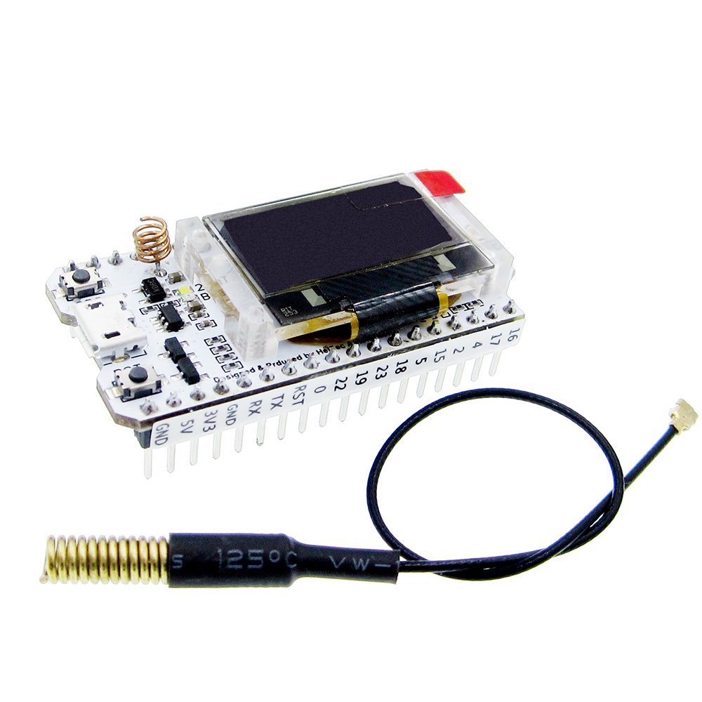Hailege ESP32 LoRa SX1278 0.96 inch OLED Display Development Board WiFi Bluetooth Dual Core 240MHz CP2102 and 433/470MHz Antenna for Arduino Smart WiFi LoRa 32