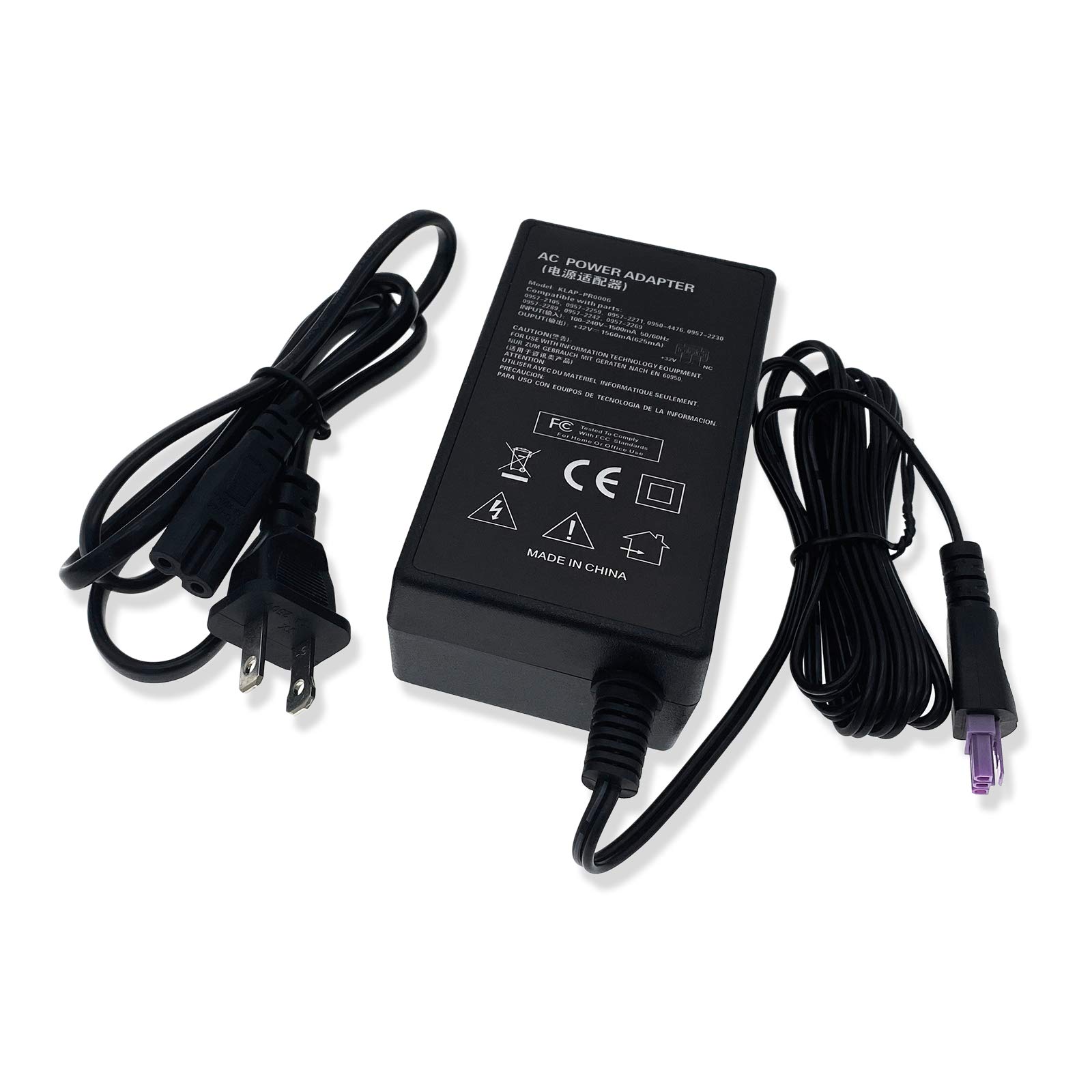 CBK AC Adapter Charger Power Supply for HP Photosmart 8150 8450 8453 8750 8750GP C5100 C5140 Printer Power 0957-2105 0950-4476 0957-2230 0957-2271