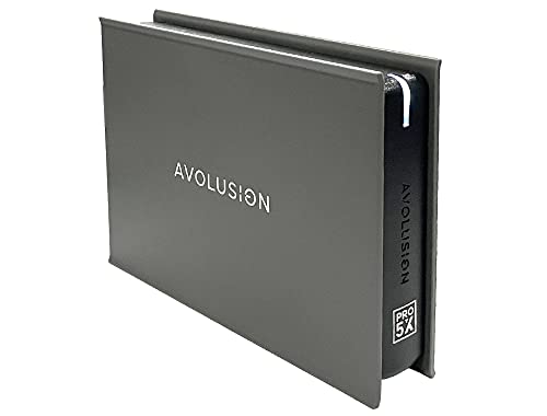 Avolusion Mini Pro-5X USB 3.0 Portable External Gaming Hard Drive - Grey (for PS5, Pre-Formatted) - 2 Year Warranty (1TB)