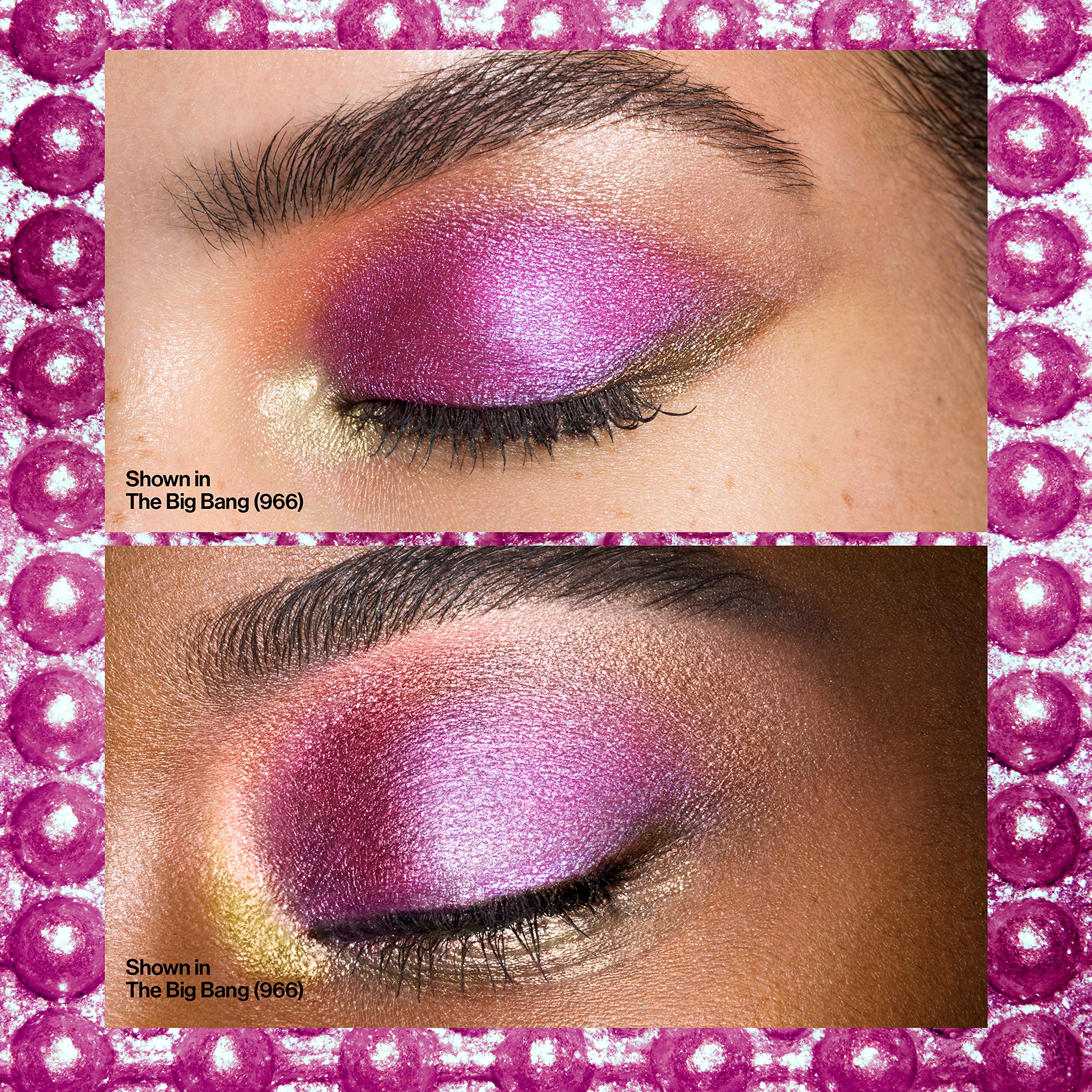 Revlon So Fierce Prismatic Eyeshadow Palette, Eye Makeup, Ultra Creamy Pigmented in Blendable Matte & Pearl Finishes, 966 The Big Bang, 0.21 oz