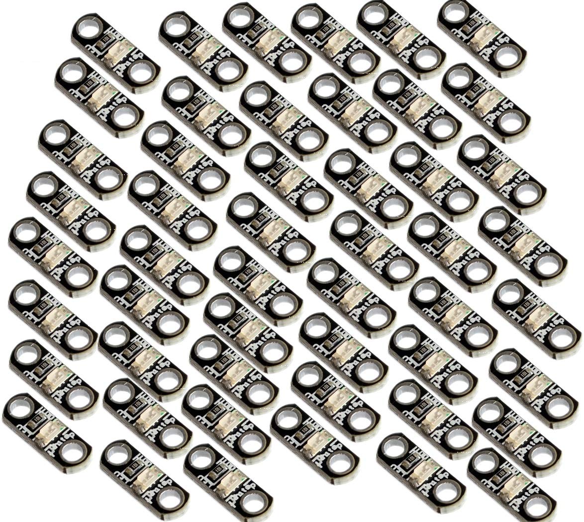 Leyal 50pcs/lot Smart Electronics Lilypad Led Red/White/Orange/Emerald Green/Blue/Yellow/Yellow Green Light Module for arduino IDS Lilypad LED Module