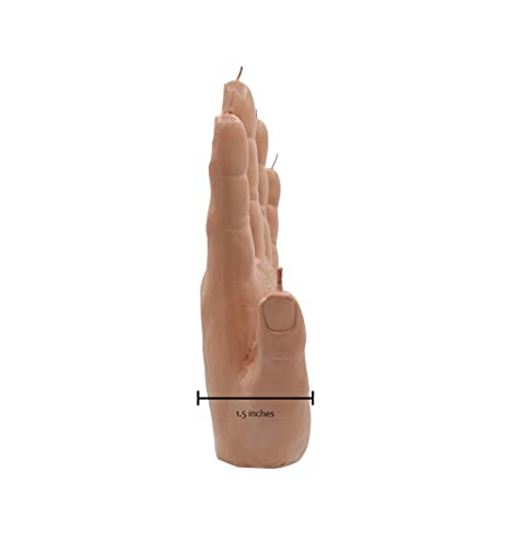 Bleeding Hand Candle Bloody Palm Wax Light Halloween Horror Decoration Prop