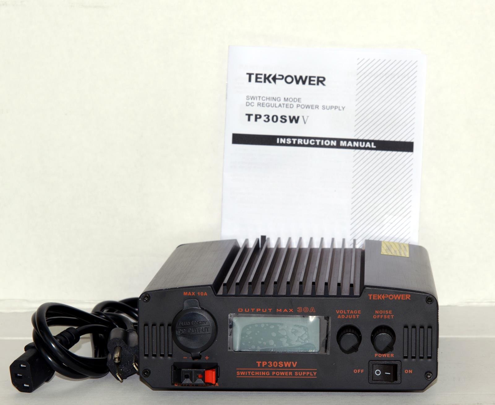 TekPower TP30SWV 30 Amp DC 13.8V Digital Switching Power Supply with Noise Offset