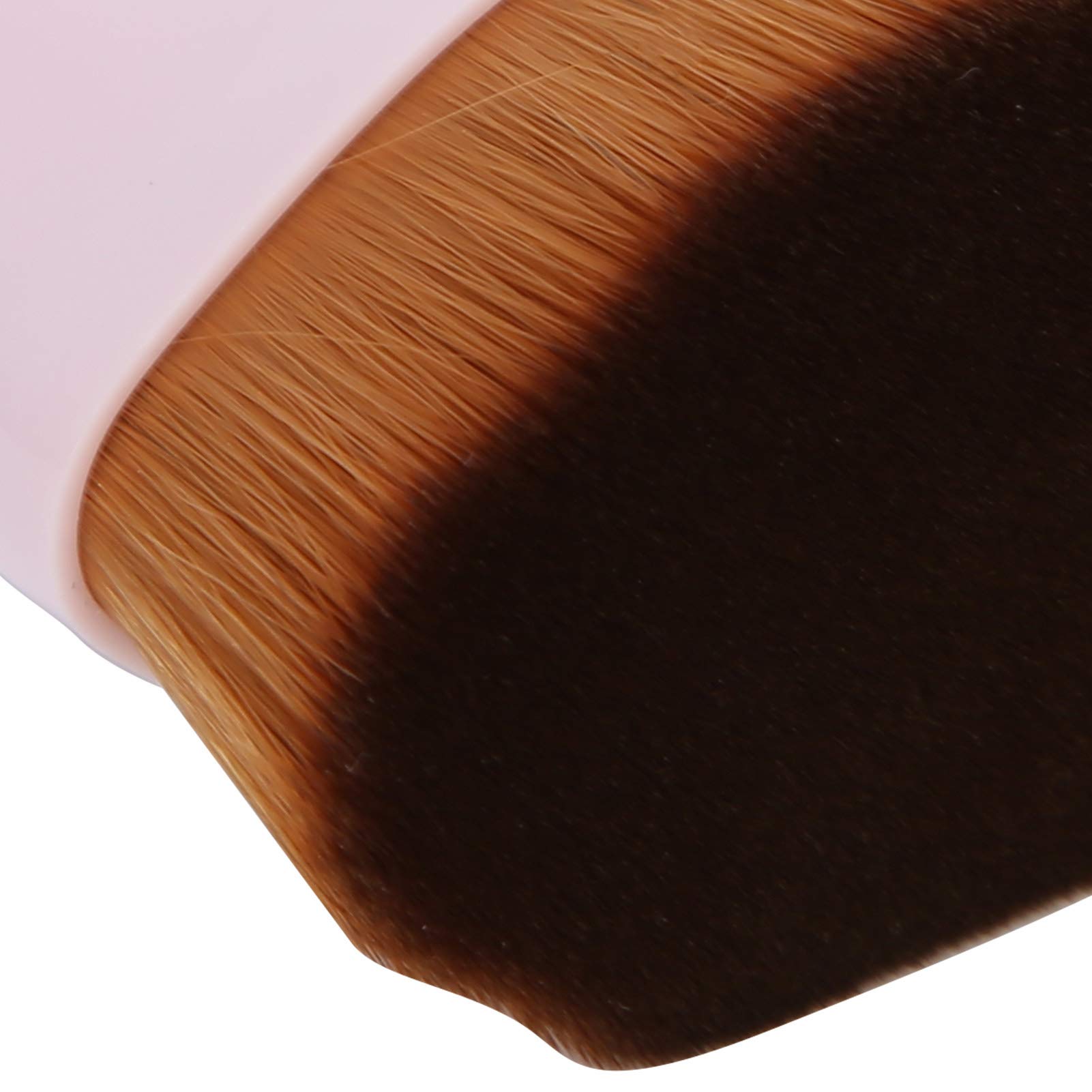3pcs Makeup Liquid Brushes, 2 Colors Petal-shaped Handle Cosmetic Flat Brushes Cosmetic Brushes Beauty Tool()