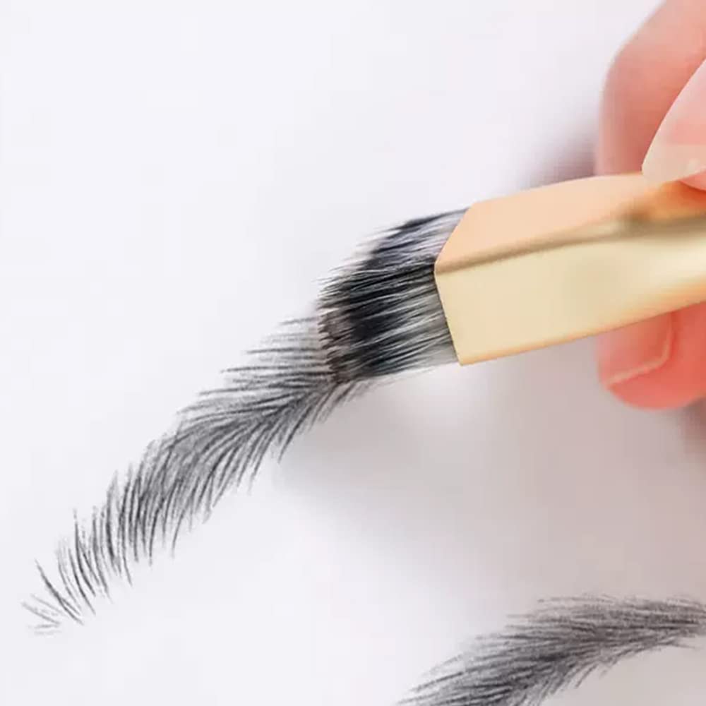 3Pcs Multi-Function Eyebrow Brush,Eyebrow Brush,Three-Dimensional Concealer Makeup Brush,Professional Eyebrow Brush,Eye Brow Concealer Contour Brush,Brow Makeup Brush Ultra Thin for Women and Girls