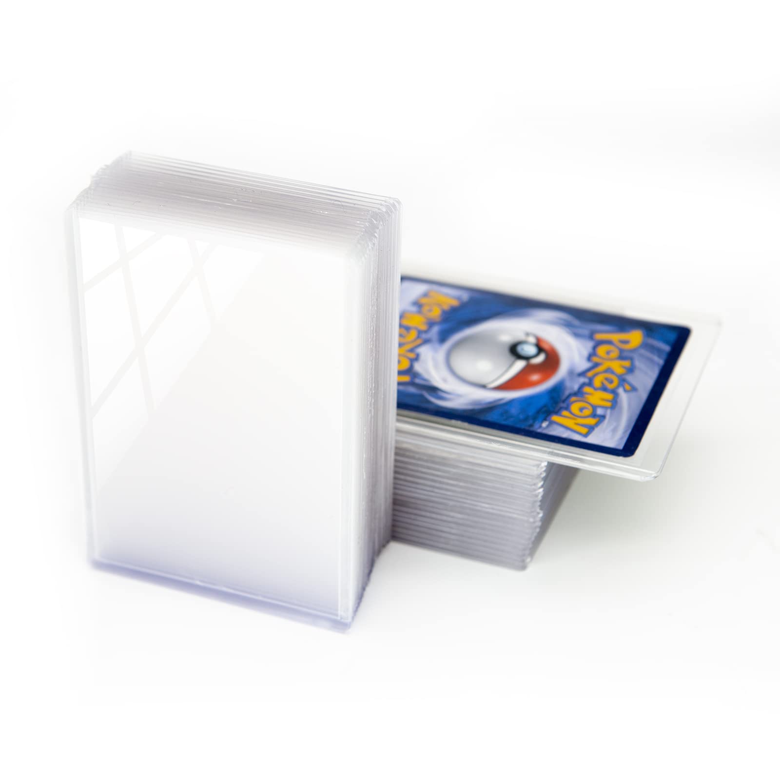 Top Loaders Card Sleeves for Trading Card,Toploader Card Protectors Hard Plastic, Trading Card Sleeves Holder Fit for Baseball Card, Sports Cards (50 Pcs)