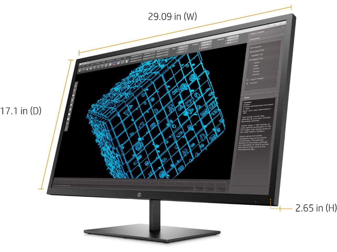 HP - Pavilion 32" LED QHD Monitor - Black with Black Stand