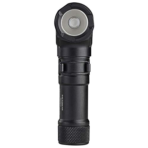 Streamlight 88087 ProTac 90 300-Lumen Multi-Fuel Right Angle Tactical Flashlight with one CR123A Lithium & one AA Alkaline Battery & Nylon Holster, Black, Clamshell Packaged