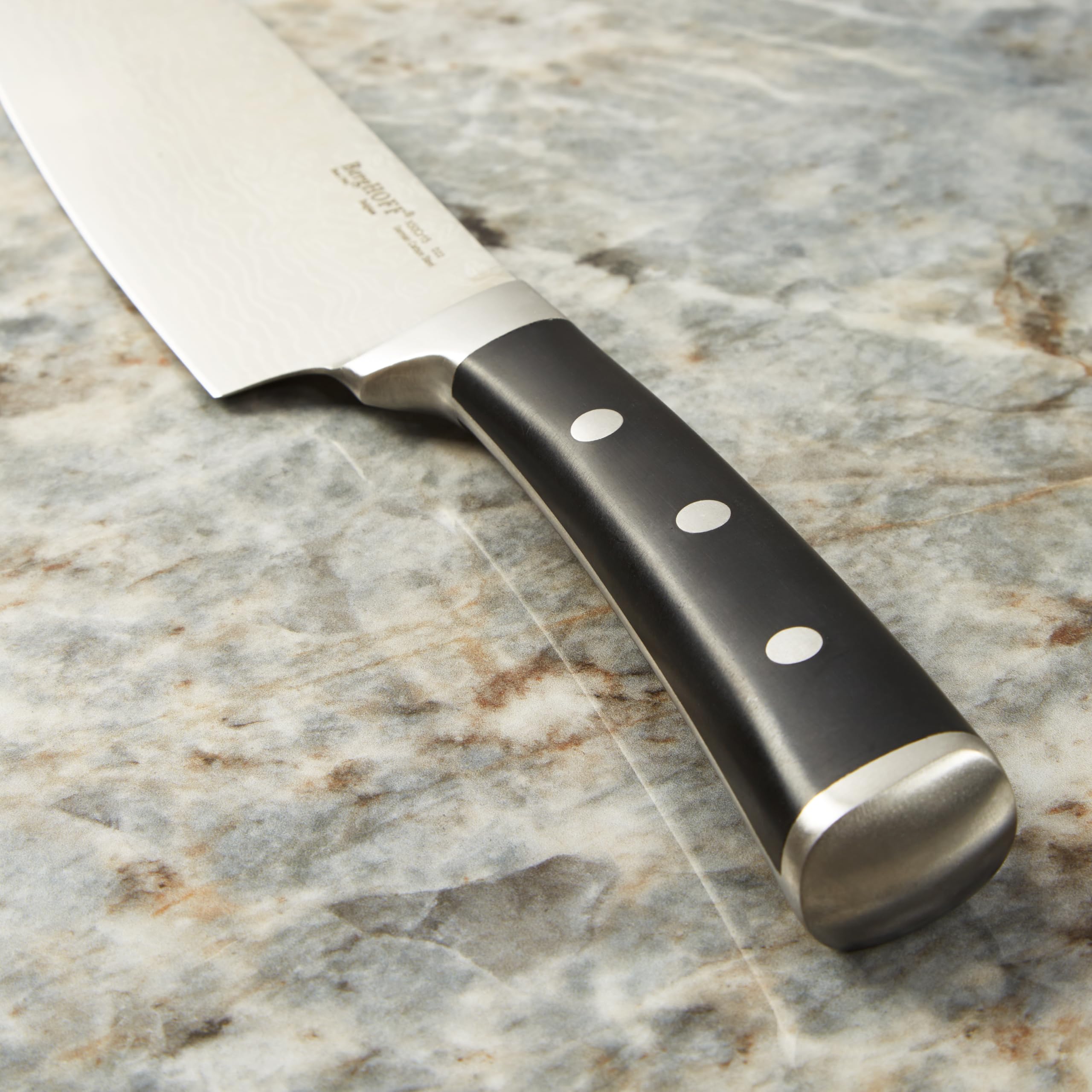 Berghoff Antigua 7'' Santoku Knife PP Handle With Three-rivets Ergonomic Designed Sharp Blade