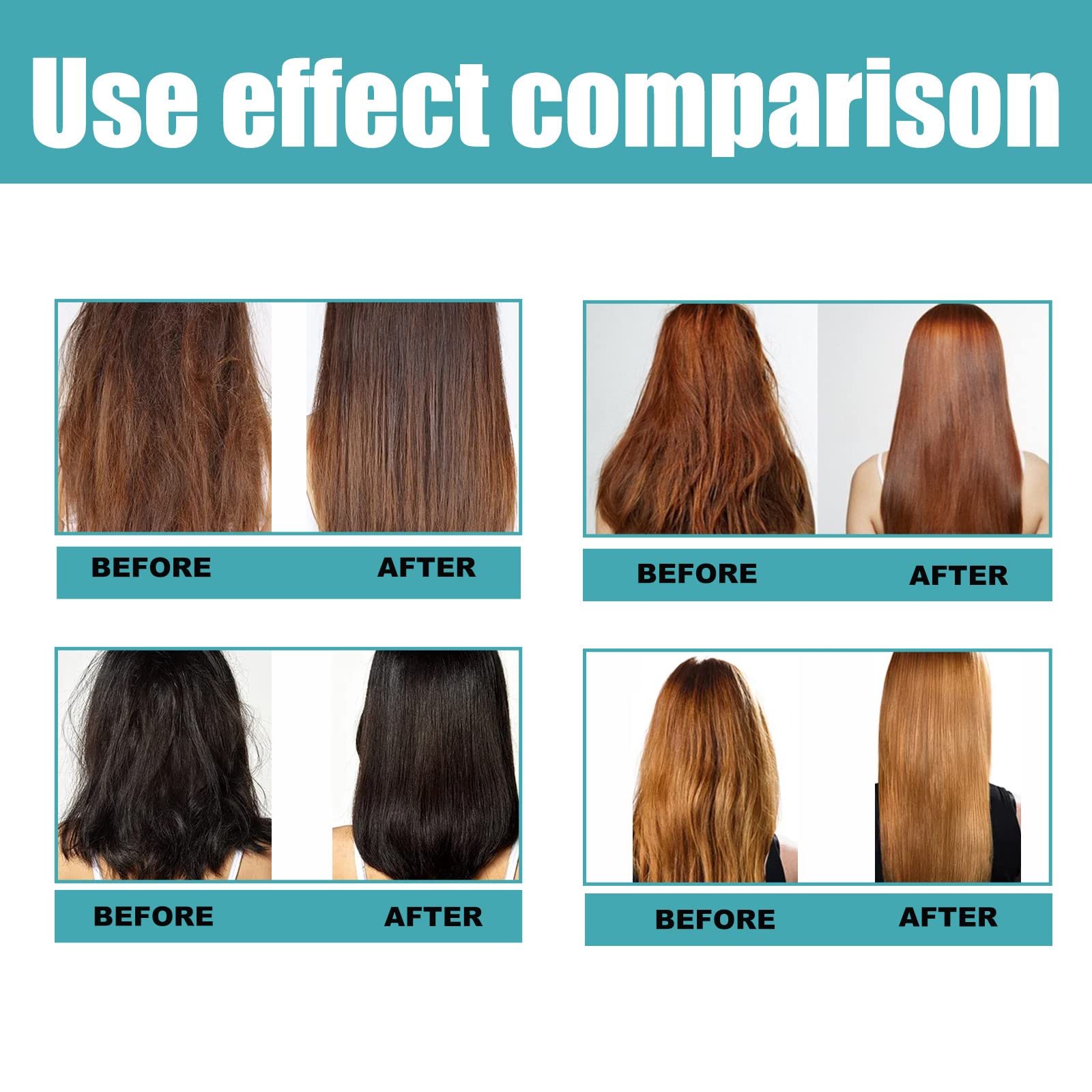 3PCS Silk and Gloss Nourishing Collagen Hair Straightening Cream by Maigoole - Protein-Enriched, Fast Smoothing Formula