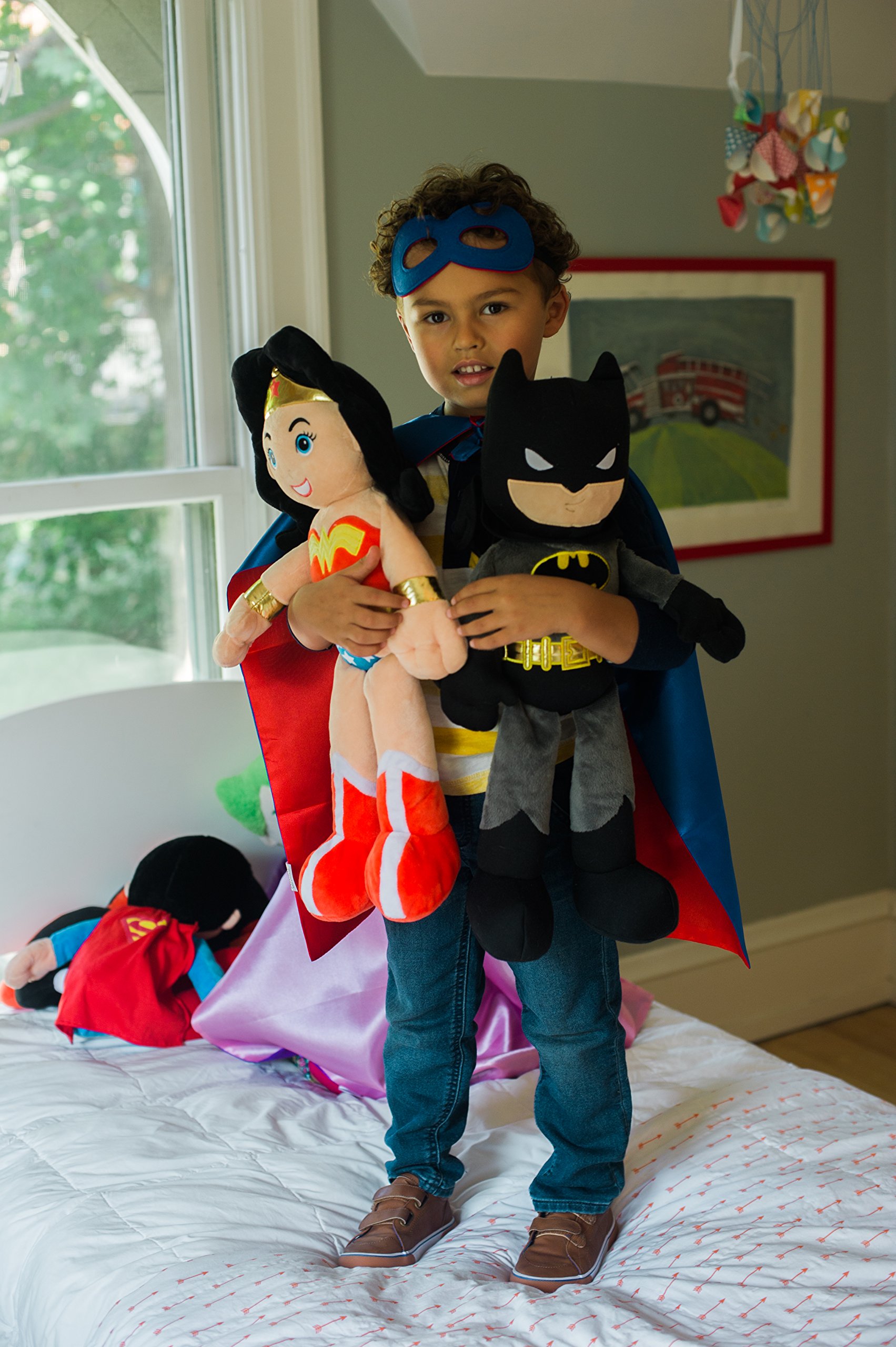 Animal Adventure | DC Comics Justice League | Wonder Woman.| 21" Collectible Plush, Blue/Red/Gold, Original - 21" (52687)