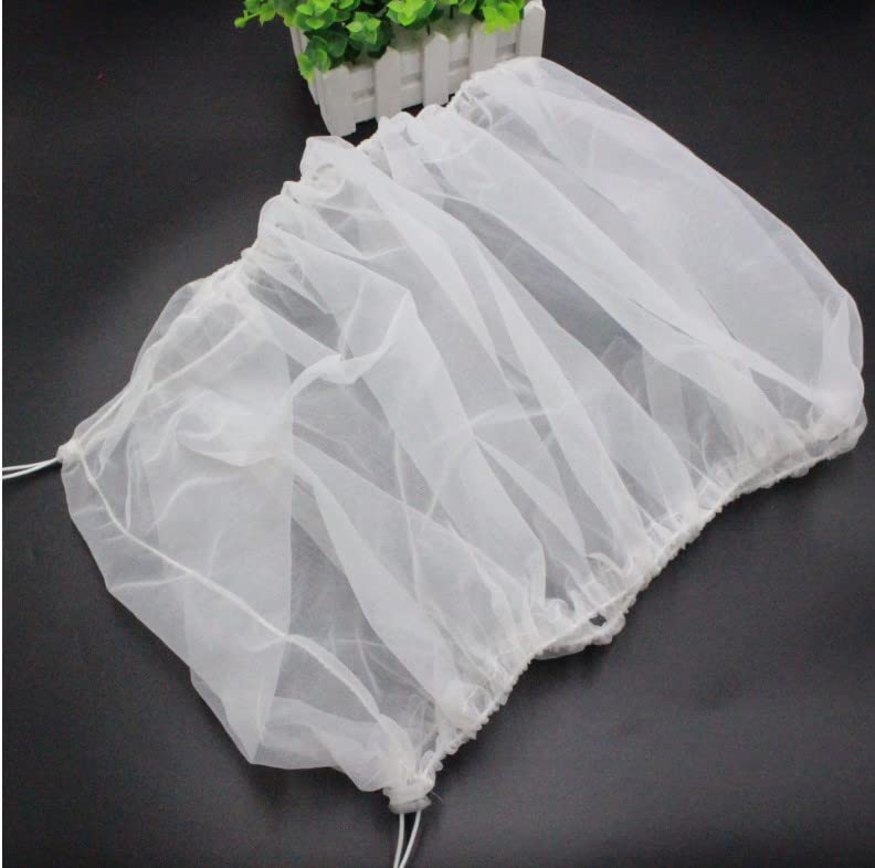 Pssopp Bird Cage Cover Durable Breathable Washable Mesh Seed Catcher Seed Catcher Guard Net Cover Large Size Bird Cage Good Night Cover (4 Colors)