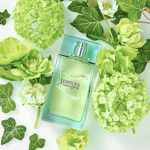 Lolita Lempicka Green Lover Eau De Toilette Spray for Men - Fresh Masculine Scent w/Notes of Gin, Juniper, & Peppermint - Ideal for Daily Wear and Special Events - 3.4 Oz