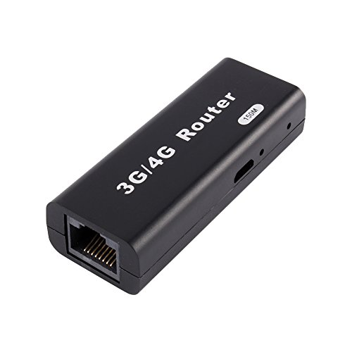 3G 4G Mini Wireless Portable WiFi Router, 3G/4G WiFi WLAN Hotspot 150Mbps RJ45 USB Wireless Router for Most WiFi Device with USB for Computers and Phones