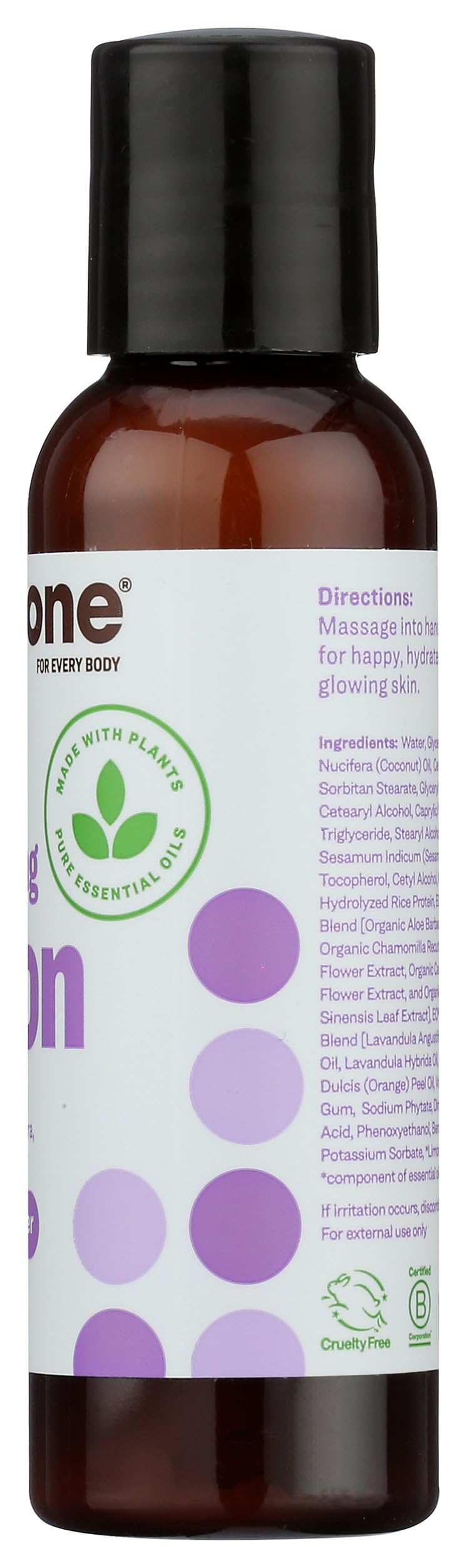 Everyone for Every Body Nourishing Lotion Travel Size: Vanilla and Lavender, 2 Ounce