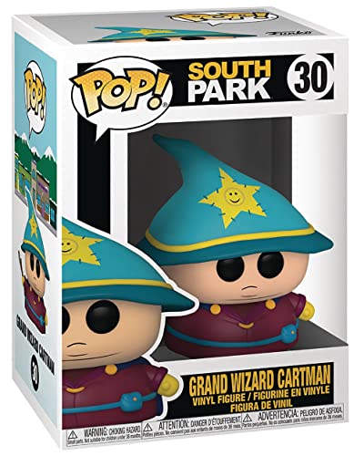 POP South Park: Stick of Truth - Grand Wizard Cartman Funko Vinyl Figure (Bundled with Compatible Box Protector Case), Multicolored, 3.75 inches