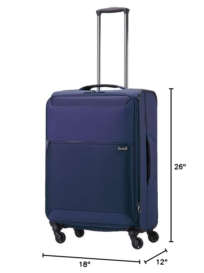 Samsonite Near Spinner 66/24 exp Unisex Medium Grey Polypropylene Luggage Bag TSA Approved AY8014002