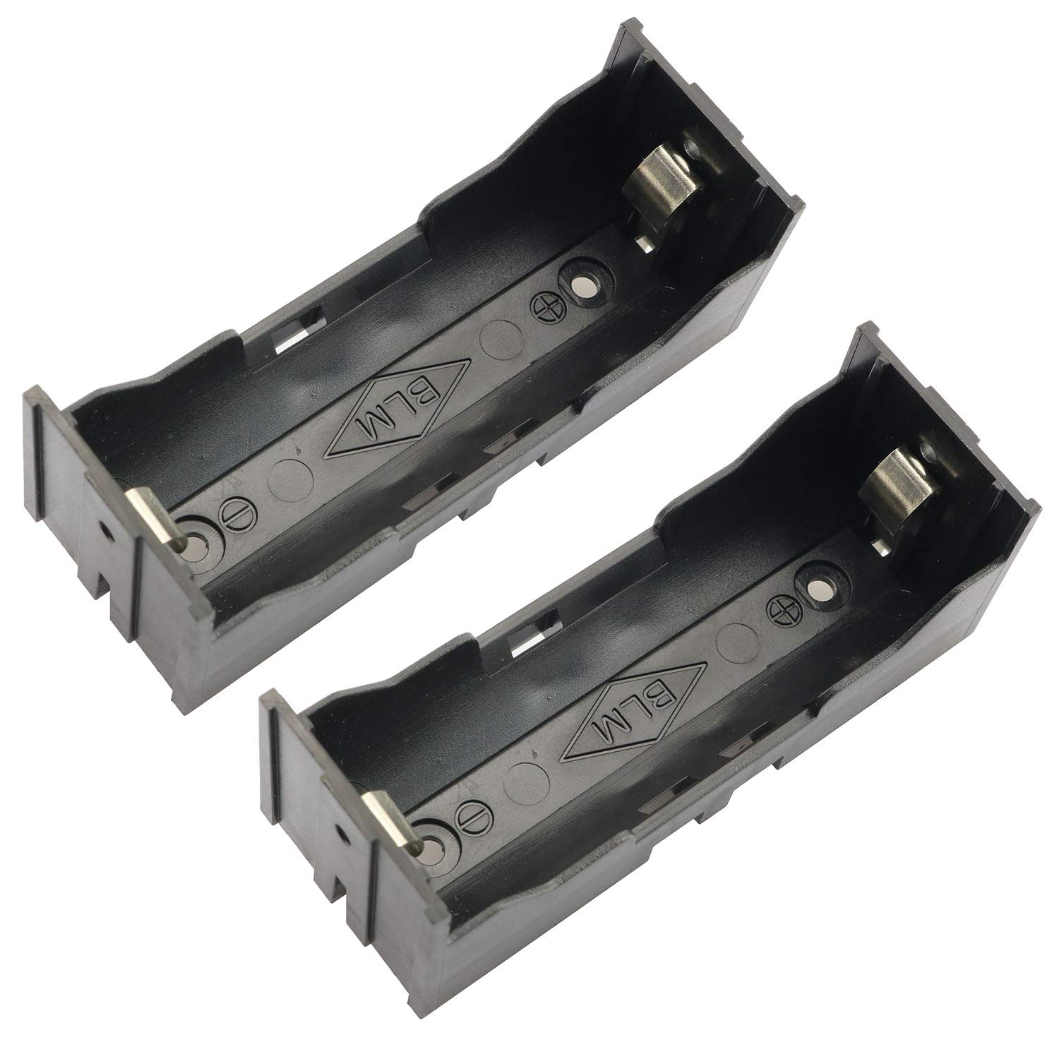 Tegg 2PCS 26650 Battery Holder for 26650 3.7V Lithium Battery Single Slot DIY Batteries Holder