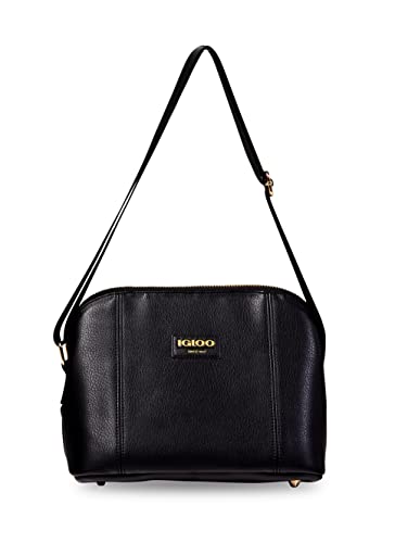 Igloo Black Premium Luxe Crossbody Softsided Bag