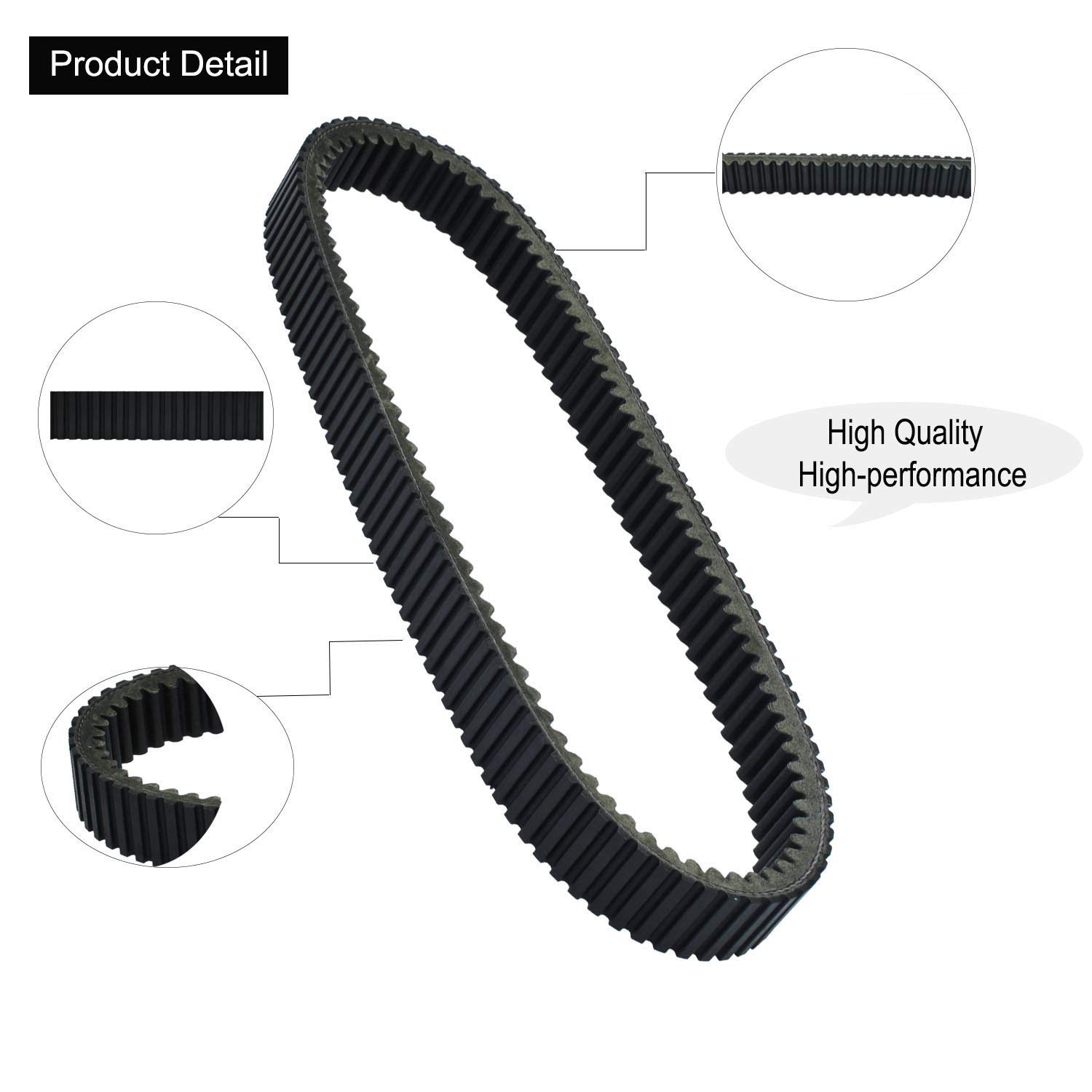 422280652 X3 Belt Compatible with Can Am Maverick X3, X3 MAX, XDS, XRS, MAX, Drive Belt Replacement for ATV CVT, Replace 422280651 417300383