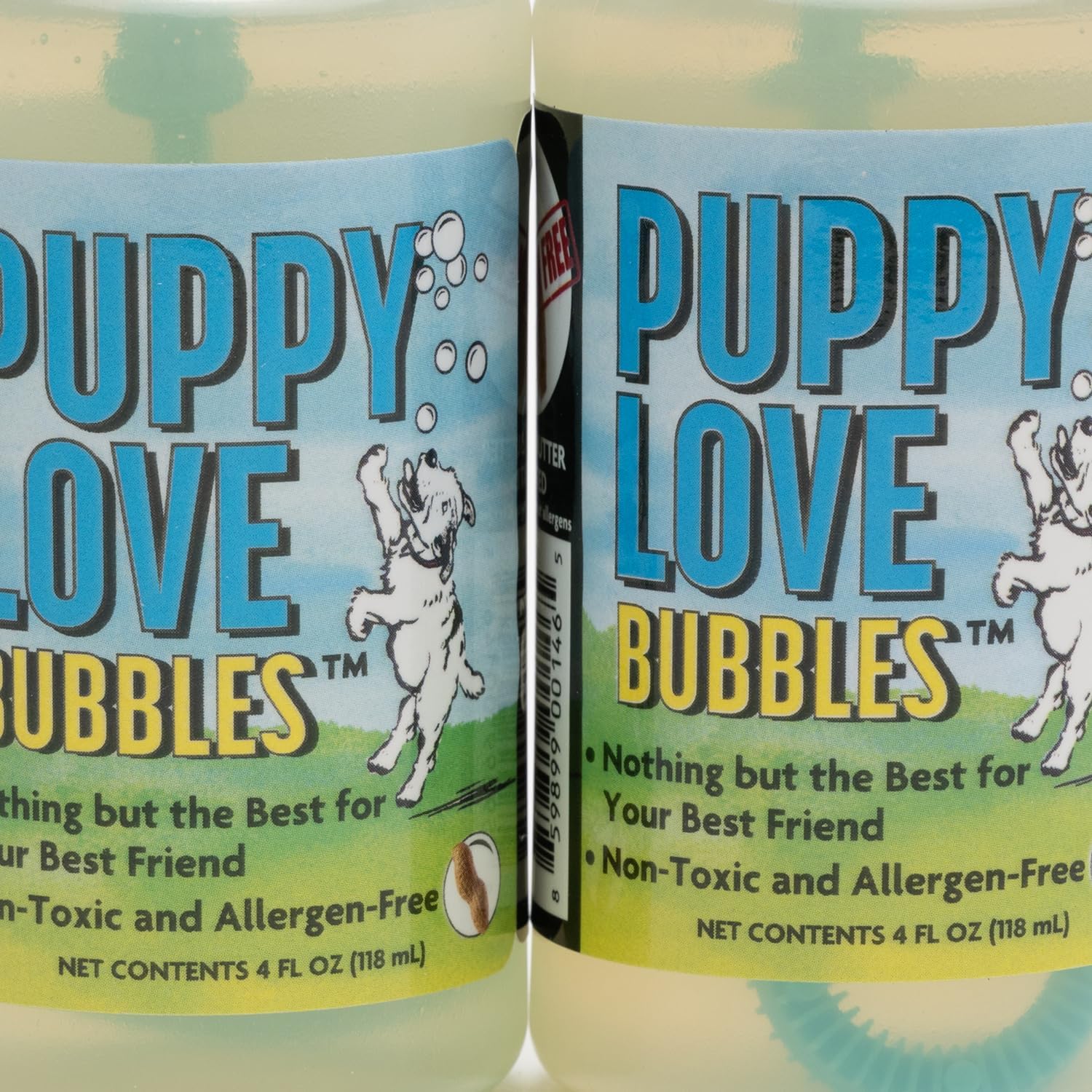 Puppy Love Bubbles, Bacon Scented Bubbles 4oz. Bottle-2 Pack in Bacon Flavor for Dogs