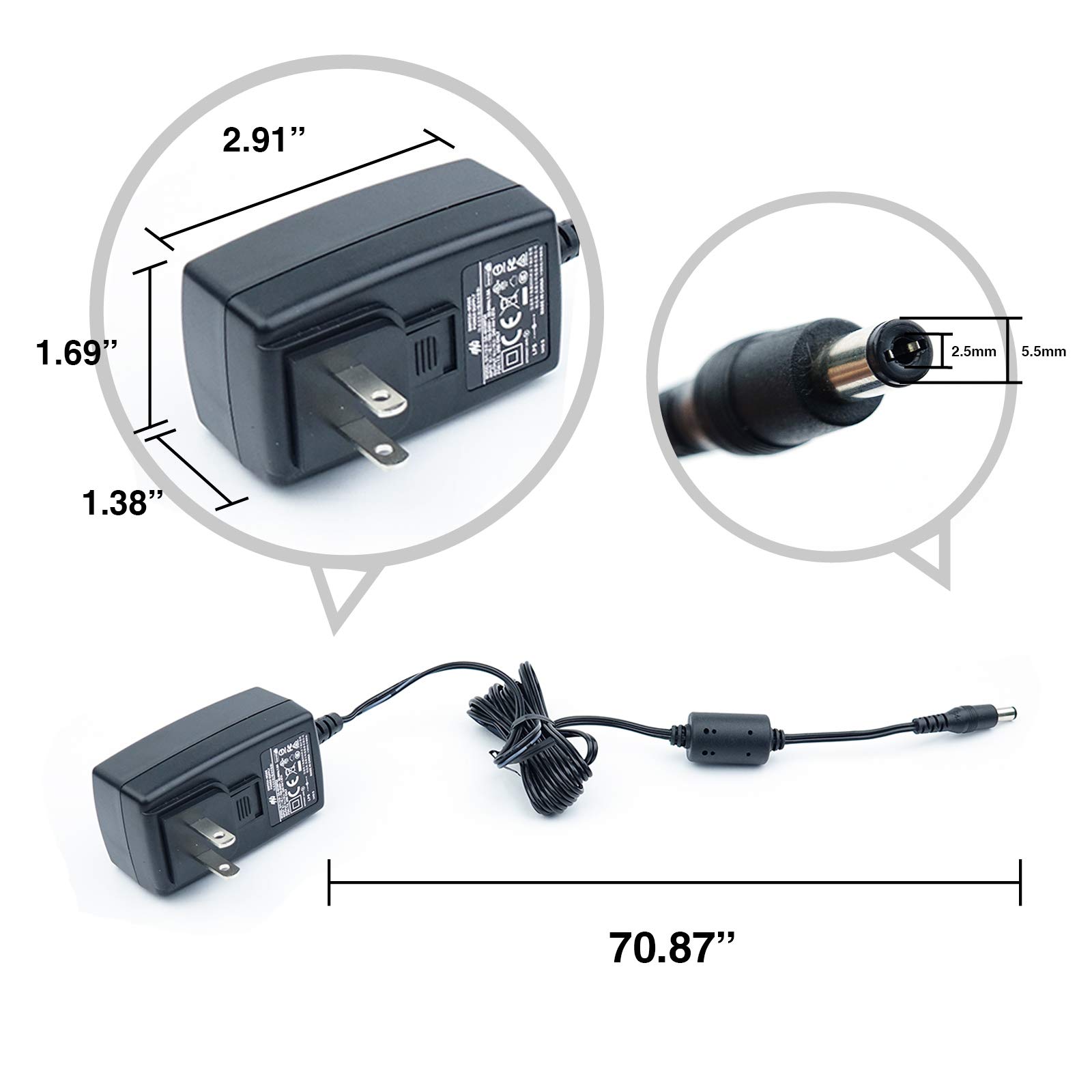 Plustek Power Adapter 15V 1.2A for OpticFilm 8100, 8200i SE, 8200i Ai, 8300i, 7400,7500 and 7600 Series use.