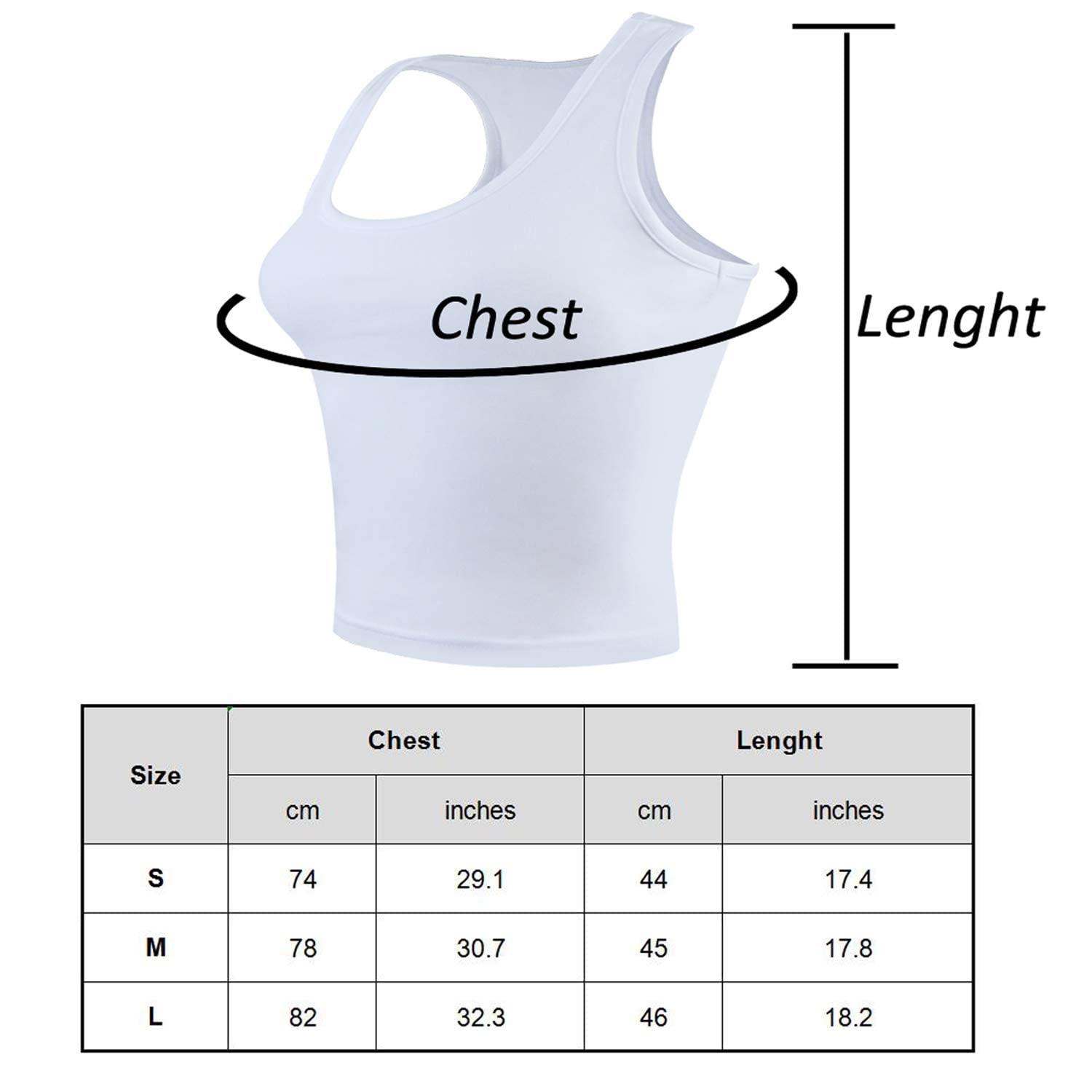 4 Pieces Women's Crop Tops Cotton Basic Tank Tops Racerback Sleeveless Sports Workout Crop Tank Tops