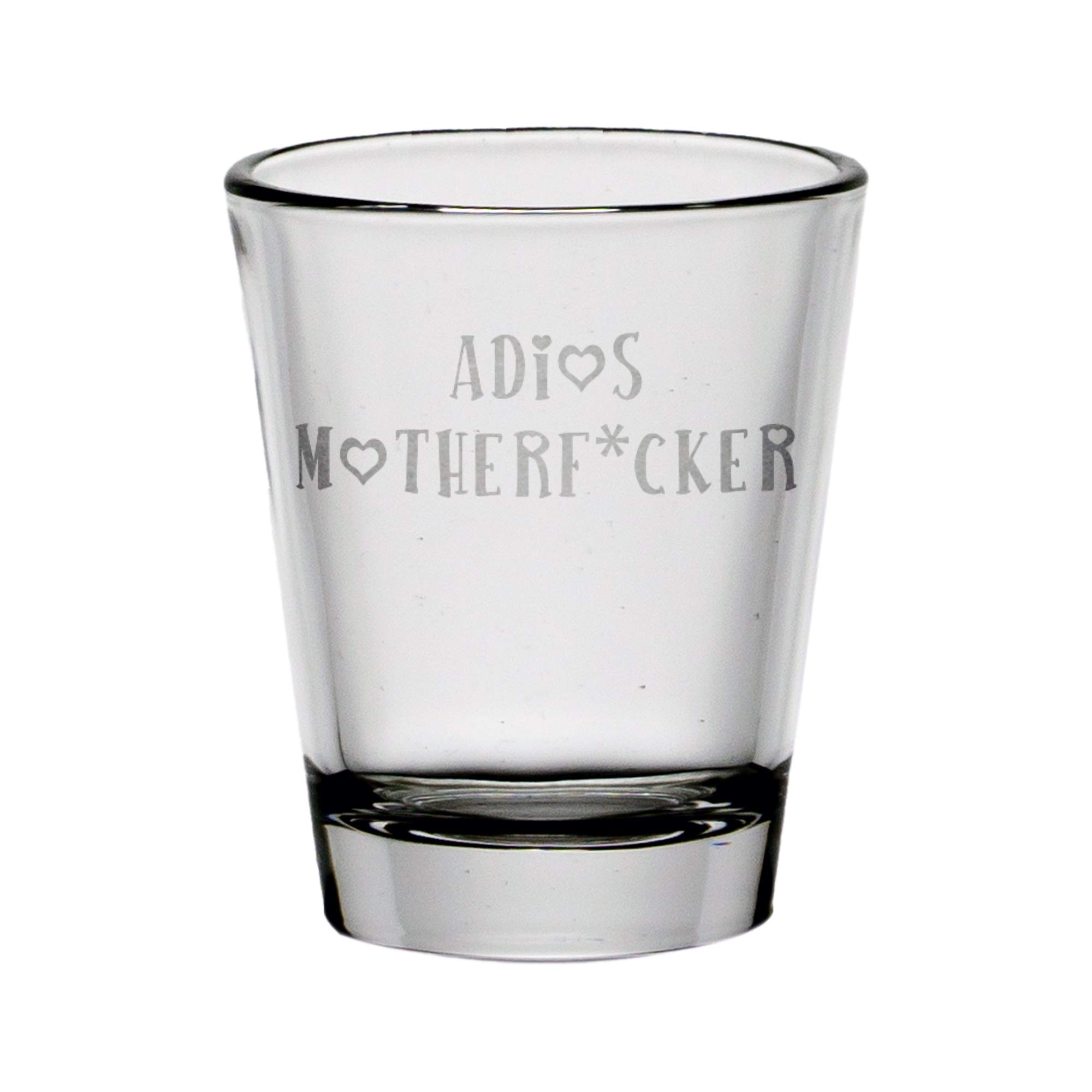 Adios Motherf*cker 1.75 Ounces Shot Glass (Clear)