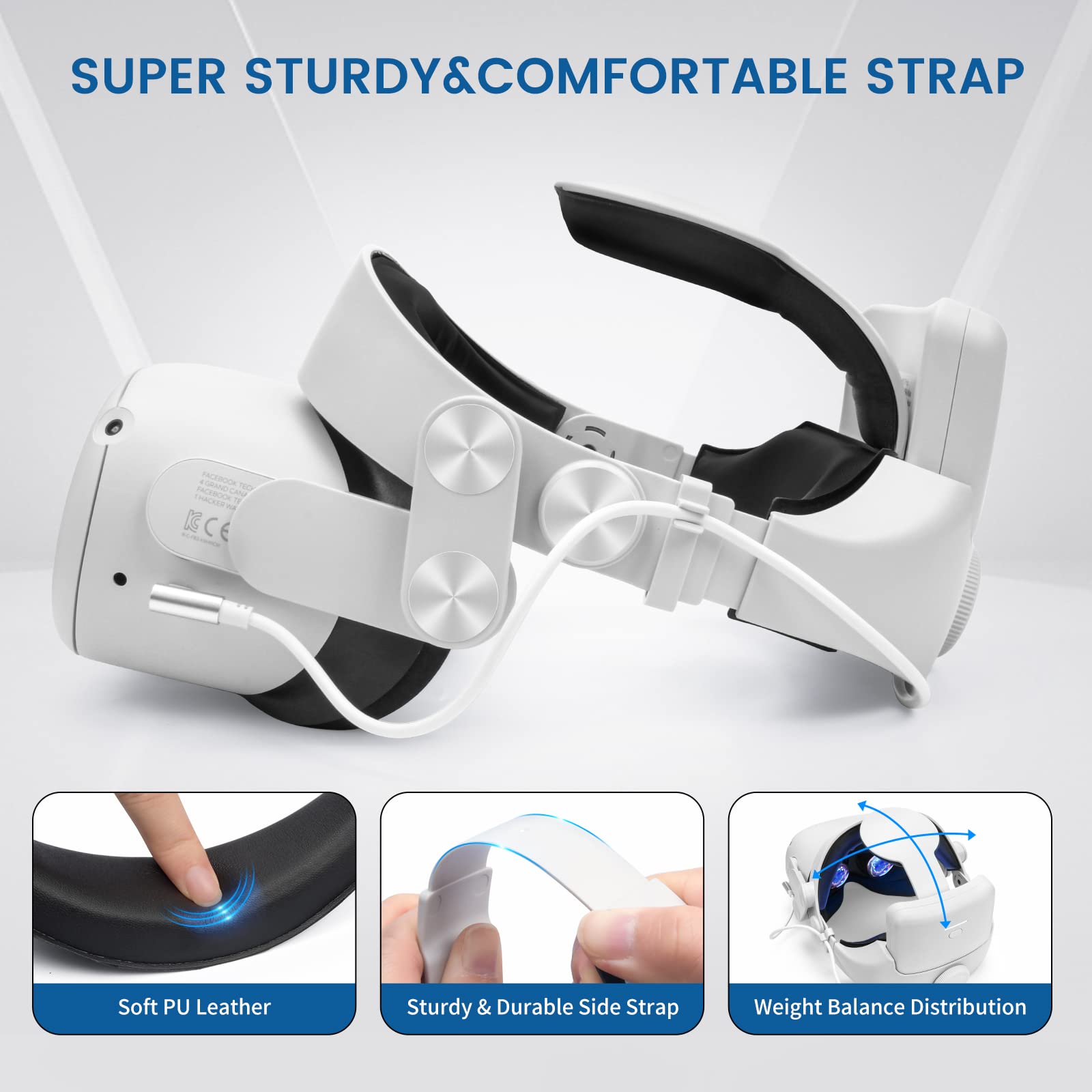alcopanda 1*Head Strap with Battery+1* VR Stand