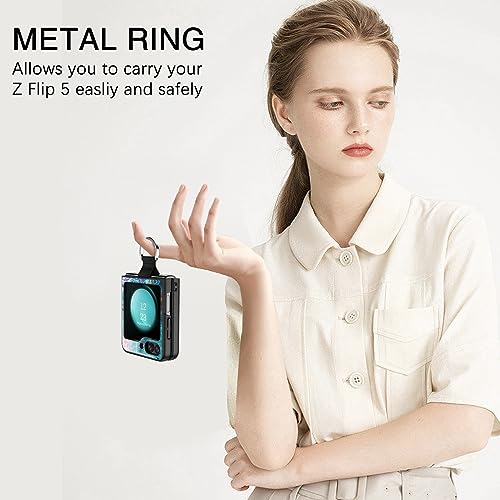 BENTOBEN Samsung Galaxy Z Flip 5 Case, Slim Fit Glow in The Dark Soft Flexible Bumper Protective with Ring Shockproof Anti Scratch Non-Slip Case Cover for Galaxy Z Flip 5 6.7β 2023, Mandala in Galaxy