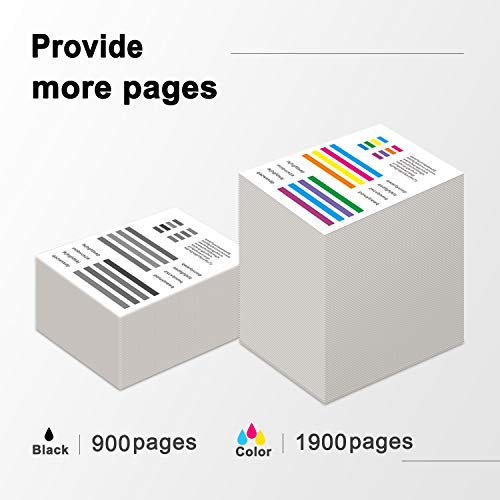 TEINO Remanufactured Ink Cartridge Replacement for Epson 802 802XL T802XL use with Epson Workforce Pro WF-4740 WF-4730 WF-4734 WF-4720 EC-4040 EC-4030 EC-4020 (Black, Cyan, Magenta, Yellow, 4-Pack)