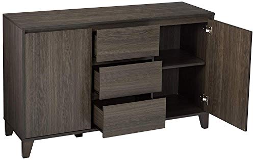 Kings Brand Furniture β Wood Buffet Server Cabinet Console Table, Oak Gray