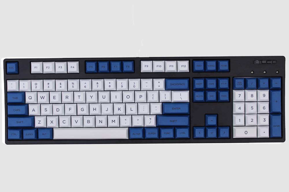 ONECAP DSA 145 Keys PBT, Dye-Sublimated Keycap Cherry MX Switch keycaps for Wired USB Mechanical Gaming Keyboard
