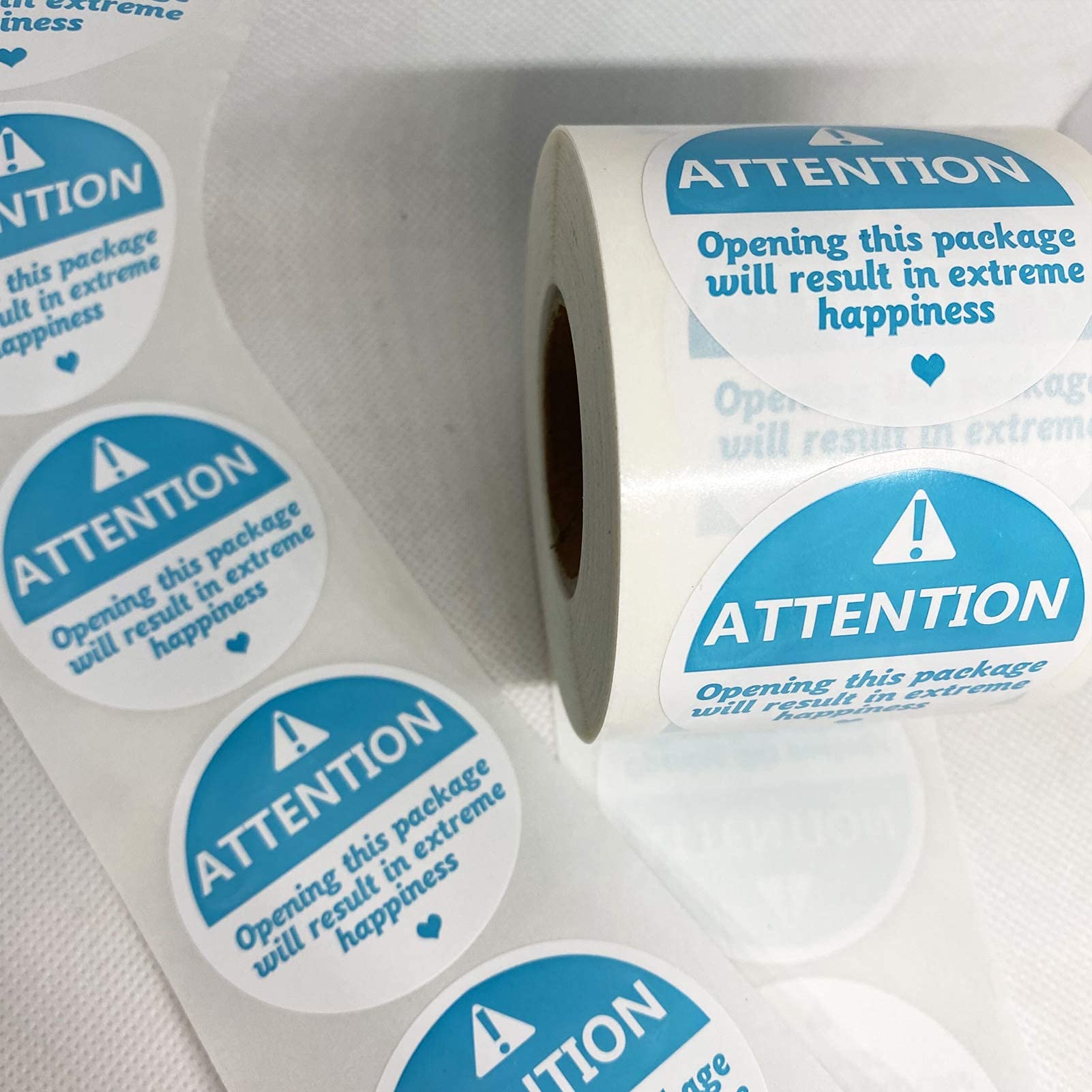 Valentine‘s Day Happy Mail Labels,Packing Wrapping Envelope Seals Baking Stickers,Extreme Happiness Labels for Small Business,2 Inch 500 Pcs Per Roll