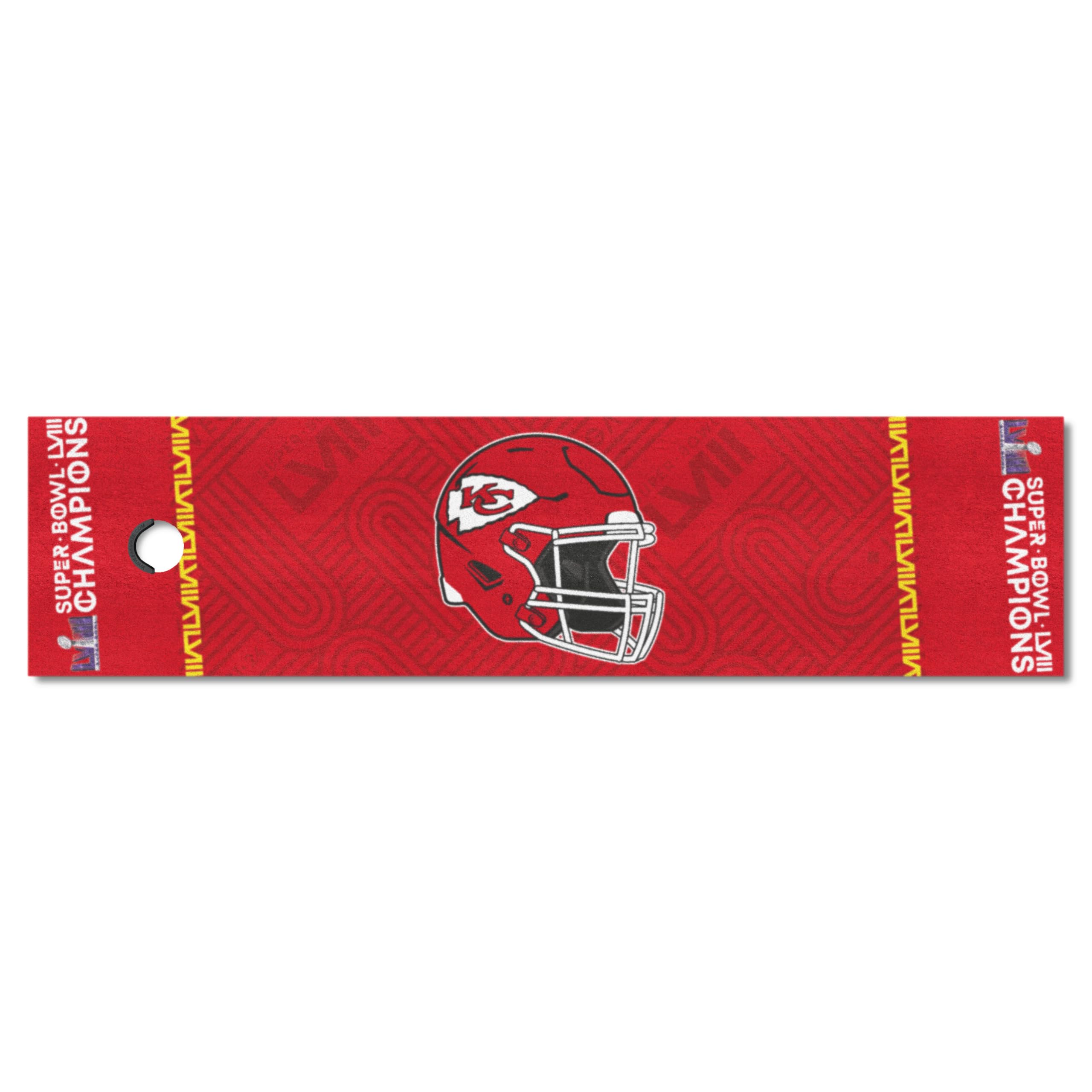 FANMATS NFL - Kansas City Chiefs Super Bowl LVIII Red Putting Green Mat - 1.5ft. x 6ft.