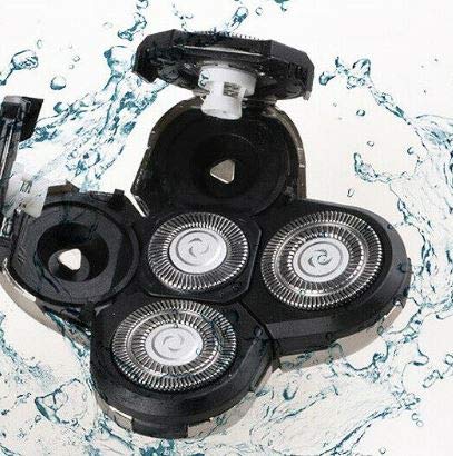 Premium Replacement 5 Blades System Shaving Heads Fit for Bald Shavers for Men