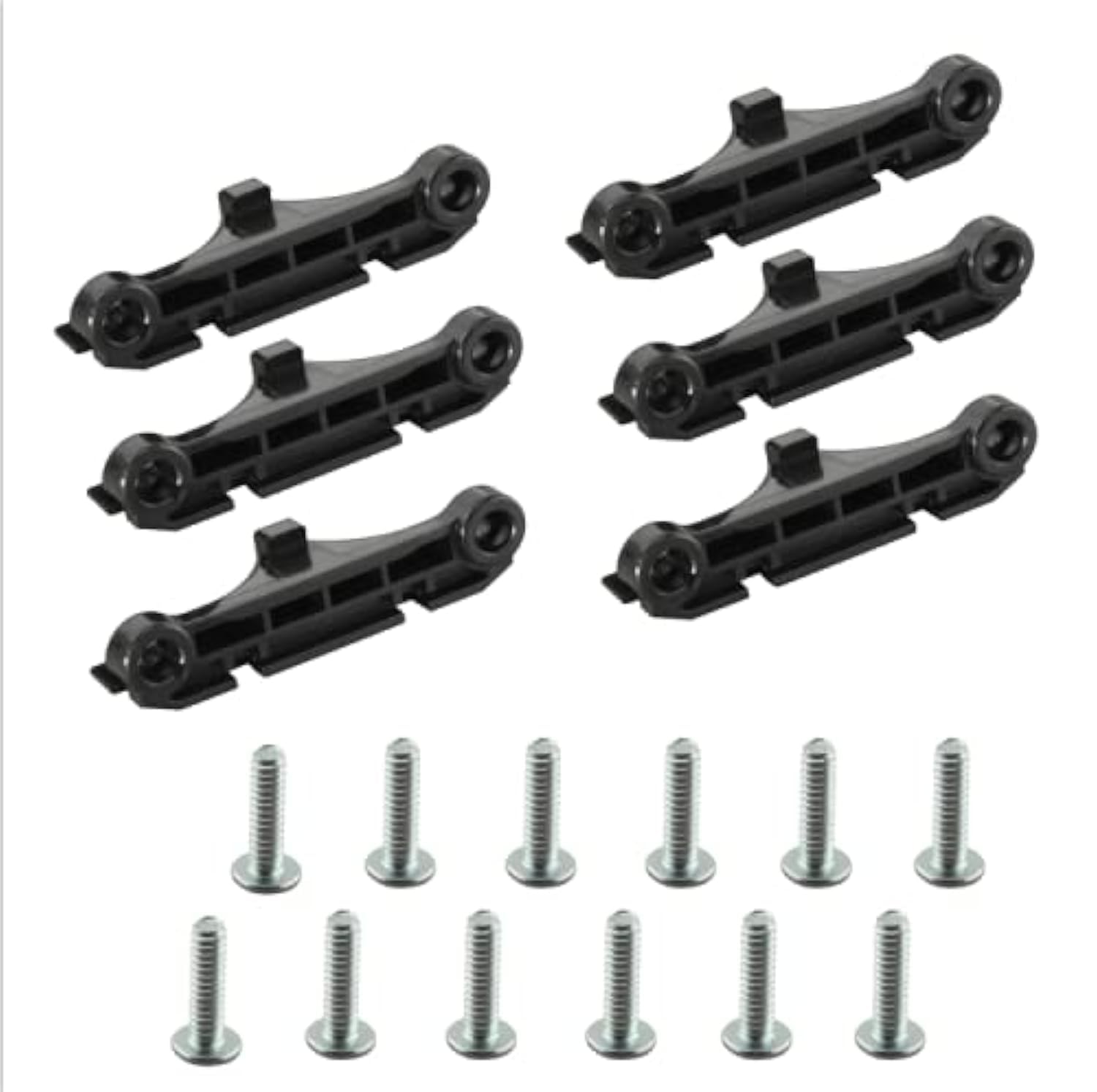 SJZBIN CPU Fan Bracket 3Pairs Black CPU Fan Support Brackets Retainer Brackets Plate Support Holders for AM4 AMD