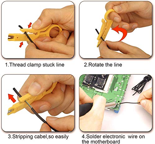 ANBES Soldering Iron Kit Electronics, 60W Adjustable Temperature Welding Tool, 5pcs Soldering Tips, Desoldering Pump, Soldering Iron Stand, Tweezers