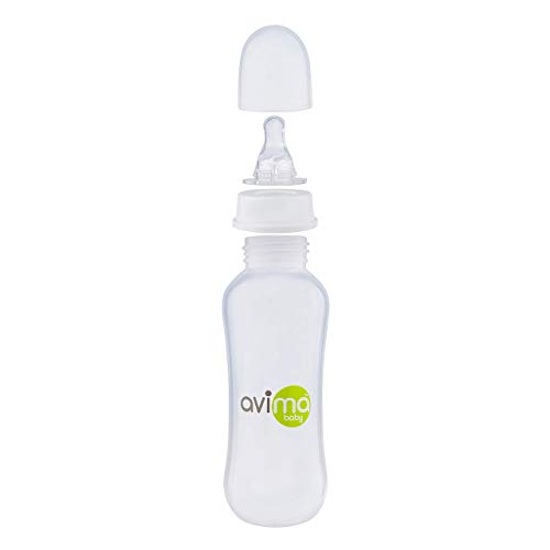 Avima 10 oz Anti Colic Baby Bottles, BPA Free, Standard Neck with Medium Flow Nipples (Set of 8)