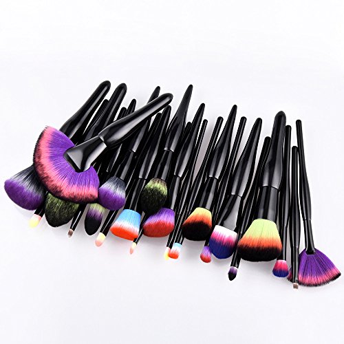 4 in One Makeup Brush Eyeliner Set Brushes 22Pcs Lip Pro Foundation Powder Brush Eyeshadow Makeup Tool Brush Makeup Stack